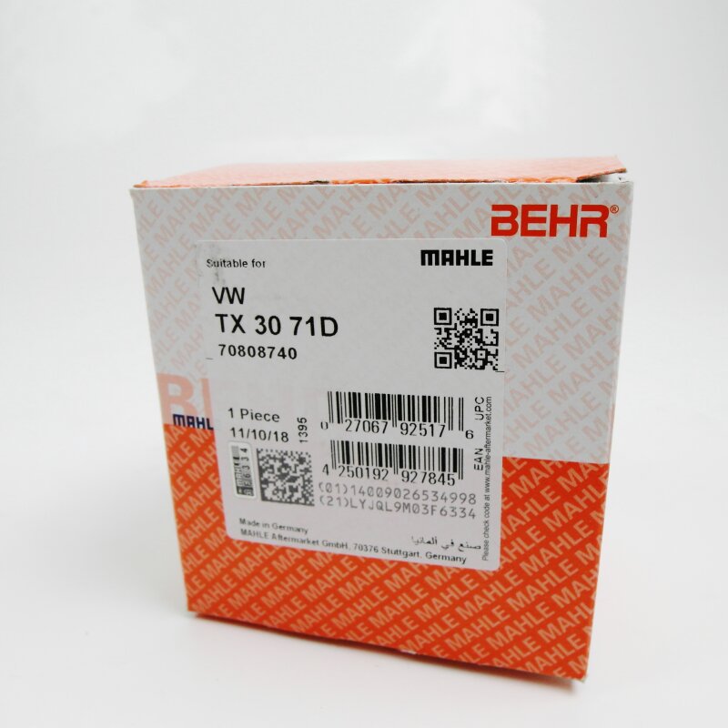 Thermostat 71°C mit Dichtung MAHLE TX3071D, 21,42